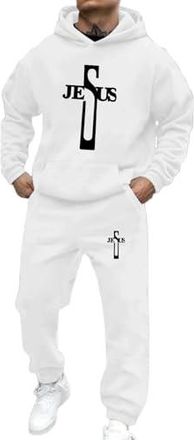 Generic Surv&ecirc;tements pour hommes imprim&eacute;s &agrave; manches longues sweat &agrave; capuche ensembles de jogging de sport contemporains hauts pantalons 2 pi&egrave;ces v&ecirc;tements de 