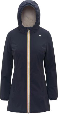 K-Way Manteau Au Genou - Bleu