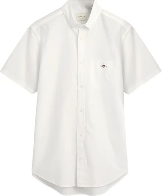 GANT chemise &agrave; manches courtes - Blanc