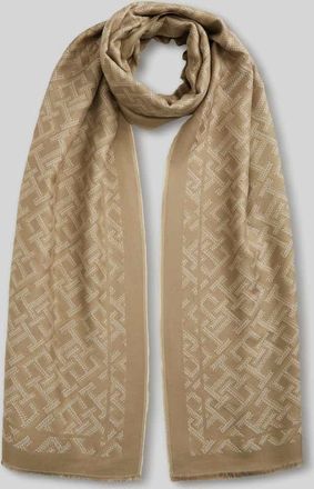 Tommy Hilfiger Schal aus Modal mit Allover-Logo-Print