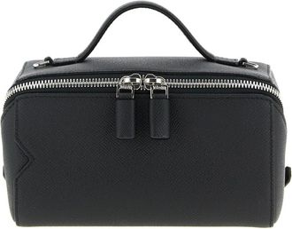 Valextra Femme, Sacs, Noir, Taille: ONE Size Sac bandouli&egrave;re Vanity V-Line
