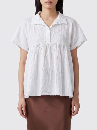 Daniela Gregis Chemise &agrave; manches courtes en coton avec col classique