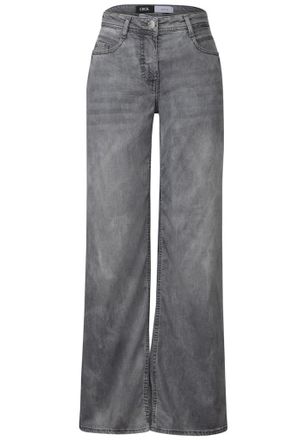 Cecil Damen B379235 Jeans, Light Grey Stone Wash, 32W/32L