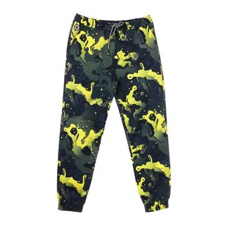 Octopus Homme, Pantalons, Multicolore, Taille: XS Pantalon Jogger Camouflage Jaune/Noir
