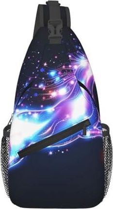 Generic Sac &agrave; bandouli&egrave;re licorne - Sac &agrave; dos de voyage pour homme - Sac &agrave; dos de randonn&eacute;e