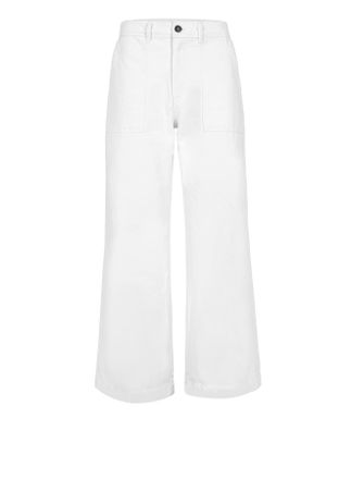 Ecoalf Ecoalf Damen BOHALF Pants Woman Hose Frau, White, 0036