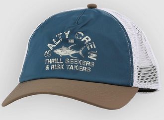 Salty Crew Stamped Trucker Cap brown