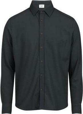 Cala Chemise Jean Hydra droite col classique effet satin&eacute;