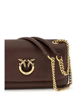 Pinko Love Click Shoulder Bag - Brown