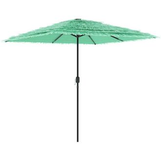 vidaXL Vidaxl - Parasol de jardin avec m&acirc;t en acier vert 248x248x248 cm