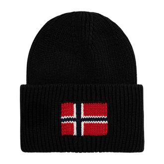 Napapijri Schwarze Wollm&uuml;tze Winter - - Accessories - unisex - Schwarzk - ONE SIZE