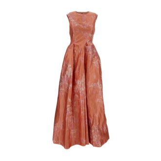 Erdem Femme, Robes, Rose, Taille: 40 FR Robe de Soir&eacute;e Textur&eacute;e &agrave; Fleurs en Satin