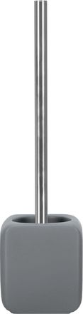 Kleine Wolke 5066901856 WC-B&uuml;rstenhalter Cubic, Accessoires, anthrazit, 11 x 11 x 38 cm
