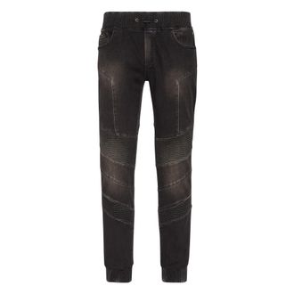 Philipp Plein Denim Jogginghose - - Jeans - Herren - Schwarzk - W31