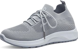 s.Oliver Damen Sneaker flach Elastisch Sportlich, Grau (Light Grey), 36 EU