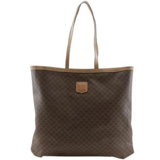 Celine Pre-owned Macadam PVC Tote Bag - - Pre-owned - Damen - Braun - ONE SIZE