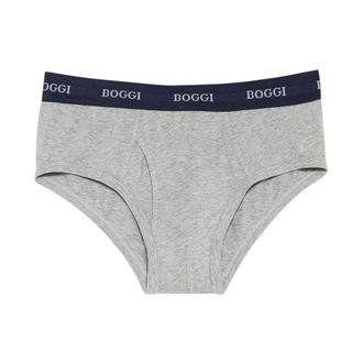 Boggi Milano Homme, Sous-v&ecirc;tements, Gris, Taille: 2XL Slips en jersey de coton stretch