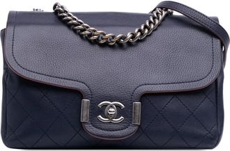 Chanel Hobo Bags - Paris-Greece Calfskin Archi Chic Flap - Gr. unisize - in Blau - für Damen