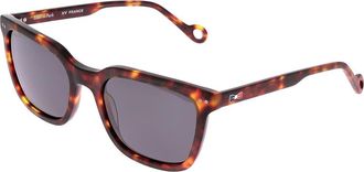 Eden Park Lunettes De Soleil Rondes En Ac&eacute;tate &Eacute;caille Marron Xv De France