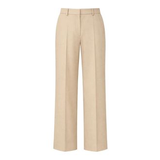 Max Mara Palazzo Hose - - Trousers - Damen - Beige - L