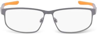 Nike lunettes de vue rectangulaires 8157 en métal - Gris