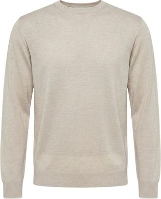 PESERICO Homme, Pulls, Brun, Taille: L Tricot ras du cou