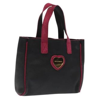 Bulgari Pre-owned Cuir sacs-main - Femme - Pre-owned - Noir - Taille: ONE Size