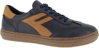 Andrea Conti Freya Baskets Basses pour Femme Bleu fonc&eacute;/Marron/Gris fonc&eacute; Taille 36 EU, D Bleu Marron Dark Gum, 36 EU