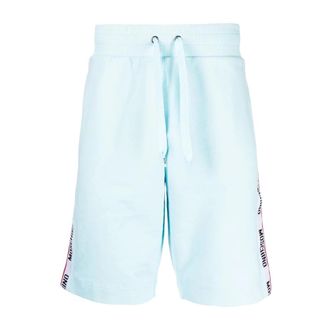 Moschino Casual Blaue Baumwoll Elasthan Shorts - - Shorts - Herren - Blau - XL