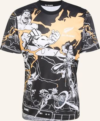 adidas All Blacks Marvel Captains Run Jersey schwarz