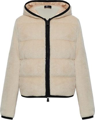 Moncler Apres-Ski Cremefarbener Cardigan - - Knitwear - Damen - Beige - S