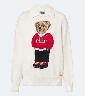 Polo Ralph Lauren Pull Polo Bear en lin et coton