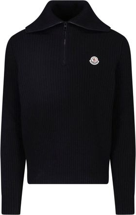 Moncler Jungfernwoll-Zip-Pullover