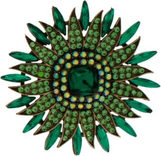 Dansk Copenhagen Femme, Accessoires, Vert, Taille: ONE Size Broche Tracey Color&eacute;e
