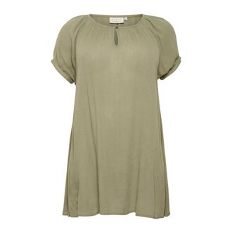 Kaffe Curve Femme, Blouses et Chemises, Vert, Taille: 54 FR Tuniques
