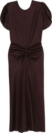 Victoria Beckham Bela Ruched Midi Dress