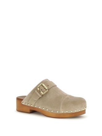 Chlo&eacute; Womens Jeannette Clog Mules Desert Sand Sandal