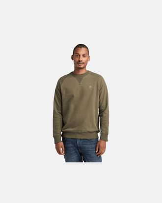 Timberland Exeter River Sweatshirt mit Rundhalsausschnitt f&uuml;r Herren in Gr&uuml;n/Braun, Herren, Gr&uuml;n, Gr&ouml;&szlig;e