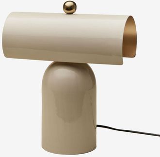 Sklum Lampe de table en fer Mondeor SKLUM Tapioca Beige