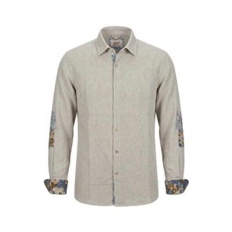 Bob Homme, Chemises, Vert, Taille: M Holes T519 Chemise en lin