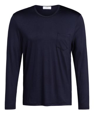 Mey Mey Lounge-Shirt Serie Jefferson blau