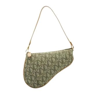 Dior Pre-owned Toile sacs-dior - Femme - Pre-owned - Vert - Taille: ONE Size