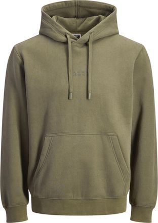 Jack & Jones Jcopoint Sweat Badge Hood Bf Pls - Plus Size