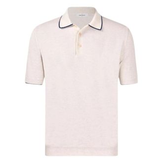Gran Sasso Kurzarm-Polohemd - - Tops - Herren - Beige - 2XL