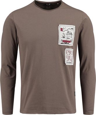 Key Largo Herren Klfocus Round Ls Sweatshirt, Mud Brown (1607), M EU