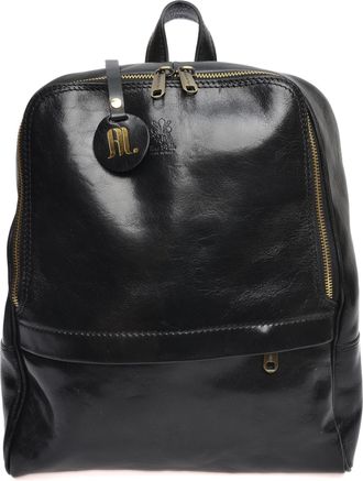 Anna Luchini Schwarz Rindsledertasche