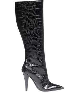 Tom Ford bottes en cuir 110 mm - Noir
