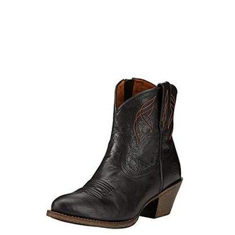 Ariat Womens Darlin Western Boot - Old Black Footwear UK Size - UK 7