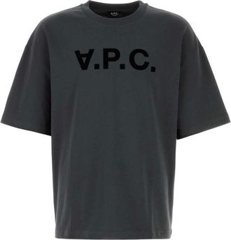 A.P.C. A.p.c., Homme, Tops, Gris, Taille: XL Oversize Grand VPC T-Shirt