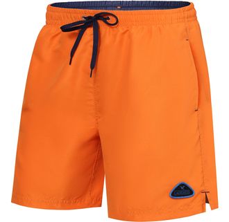 Ladeheid Herren Badehose Badeshorts Schwimmhose Bademode Strandmode LAZA1002 (Orange Kobalt, 5XL)